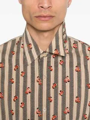 Dries Van Noten Caper 4004 M.w. Shirt Bei - Brown