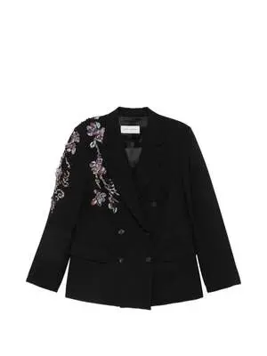 Dries Van Noten Barrysta Emb 4265 M.w. Jacket - Black