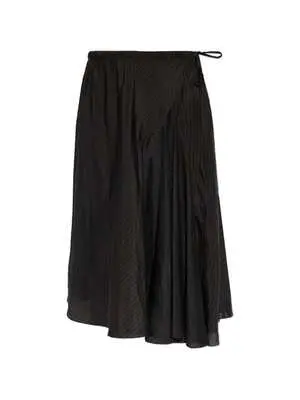Dries Van Noten Sibanna 4284 W.w. Skirt Dbrn - Brown