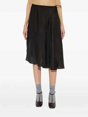 Dries Van Noten Sibanna 4284 W.w. Skirt Dbrn - Brown