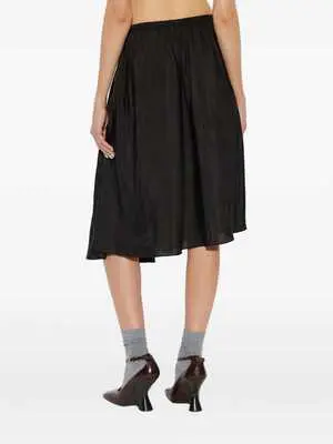 Dries Van Noten Sibanna 4284 W.w. Skirt Dbrn - Brown