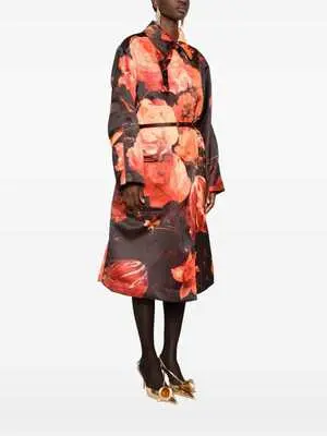 Dries Van Noten Rain 4038 W.w. Coat Neon Orange