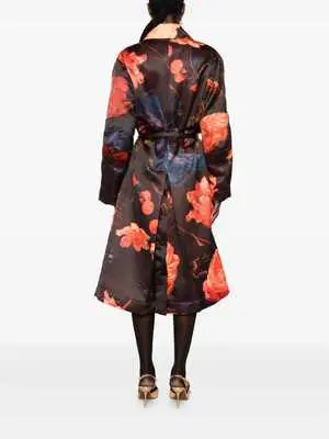 Dries Van Noten Rain 4038 W.w. Coat Neon Orange