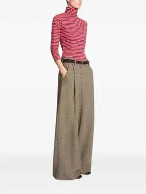 Dries Van Noten Pleated Wool Trousers