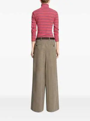 Dries Van Noten Pleated Wool Trousers