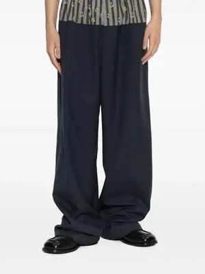 Dries Van Noten Pablo 4265 M.w.pants Nav - Blue
