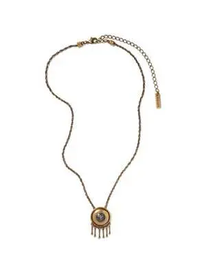 Versace Shield Necklaces - Silver