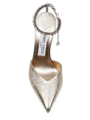 JIMMY CHOO Saeda Embellished High-heeled Pumps