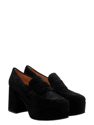 GIANVITO ROSSI Jenna Suede Loafers