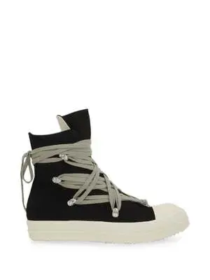 Rick Owens Megalace Sneakers - Black
