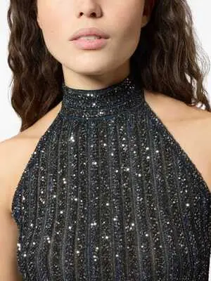 Missoni Sequin Halter Top - Multicolor