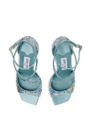 JIMMY CHOO Azia 95 Crystal-embellished Sandals