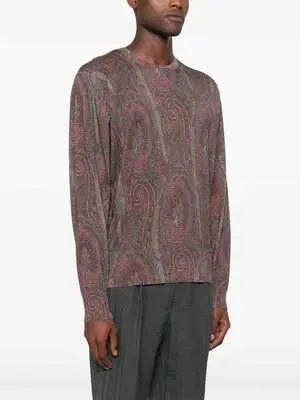 Etro Jacquard Sweater With Paisley Motif
