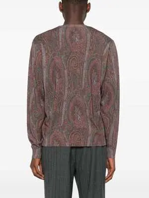 Etro Jacquard Sweater With Paisley Motif