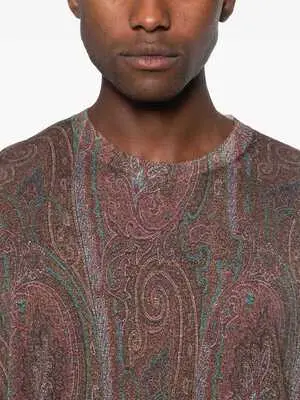 Etro Jacquard Sweater With Paisley Motif