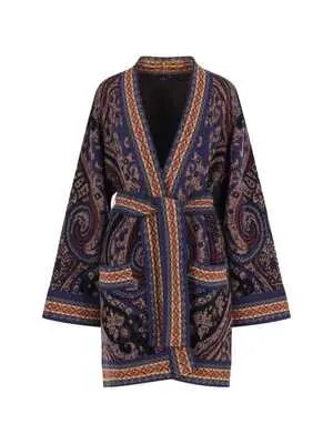 Etro Paisley-print Jacket - Blue