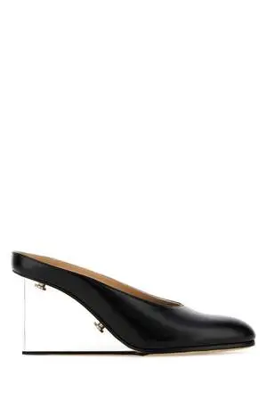 MAISON MARGIELA Leather Mules - Black