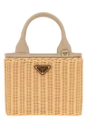 PRADA Prada Women Wicker Small Handbag