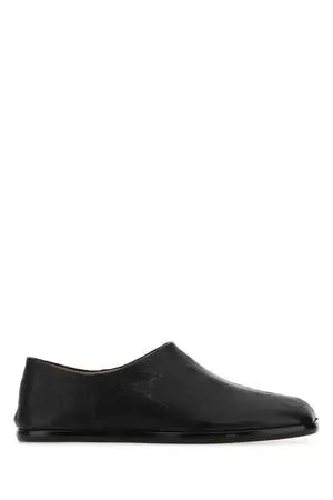 MAISON MARGIELA Leather Tabi Loafers - Black