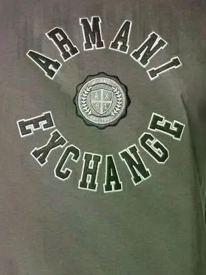 Armani Exchange Logo-embroidered T-shirt