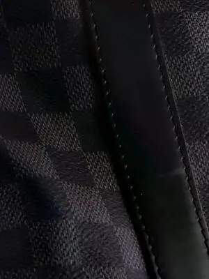 LOUIS VUITTON Keepall Bandouliere Bag Damier Graphite 55 Travel Bag
