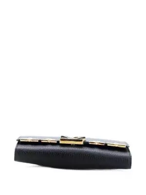 LOUIS VUITTON Capucines Wallet Leather With Embellished Detail Long Small Wallets