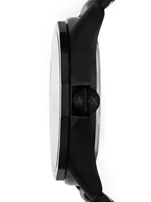 Armani Exchange Faceted-bezel 44mm Watch
