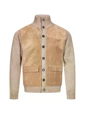 MANIFATTURE DEL NORD Button-up Knitted Coat - Neutrals