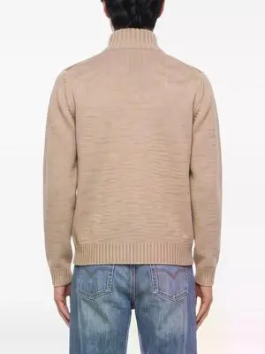 MANIFATTURE DEL NORD Button-up Knitted Coat