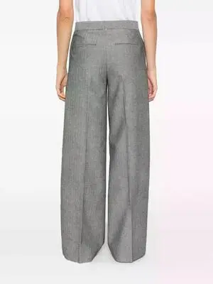 TWINSET Chevron-pattern Wide-leg Trousers