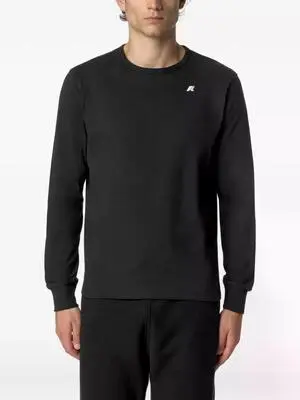 K-WAY Elmer Logo-patch Long-sleeve T-shirt - Black