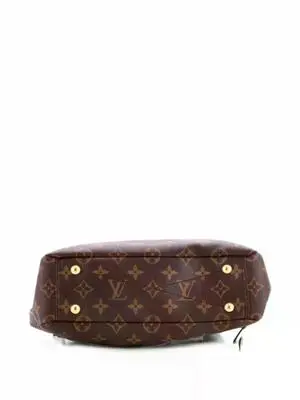LOUIS VUITTON Pallas Tote Monogram Canvas With Leather Bb Shoulder Bag - Red