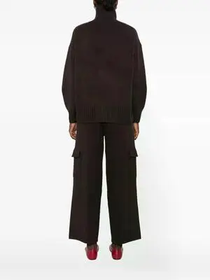 FTC Roll-neck Ribbed-trim Sweater