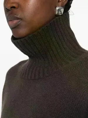 FTC Roll-neck Ribbed-trim Sweater