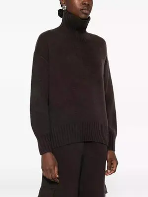 FTC Roll-neck Ribbed-trim Sweater