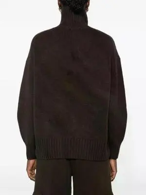 FTC Roll-neck Ribbed-trim Sweater