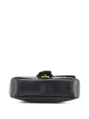Gucci Gg Marmont Flap Bag Matelasse Leather Small Crossbody Bag