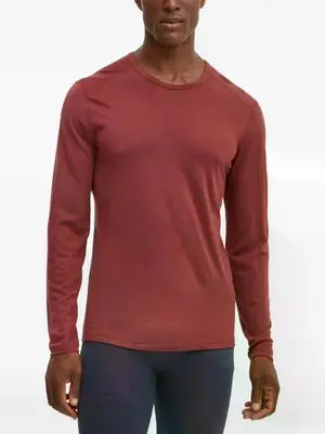 Icebreaker 200 Oasis Logo-embroidered Base-layer Top - Red