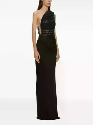 Christopher Esber Concave Wired-lace Slim-fit Maxi Gown Dress
