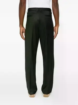 Imperial Pleated Straight-leg Trousers