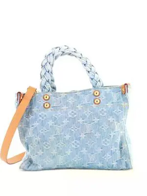 LOUIS VUITTON Let Go Monogram Denim Pm Tote Bag - Blue