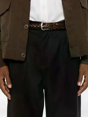 Imperial Pleated Wide-leg Trousers