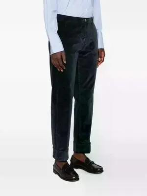 MASON'S Button-fastening Turn-up Trousers