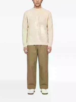 MANIFATTURE DEL NORD Ribbed-knit Sweater - Neutrals