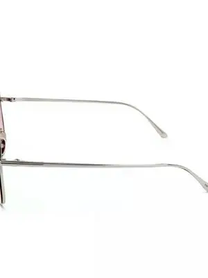 TOM FORD Cleo Pilot-frame Double-bridge Sunglasses