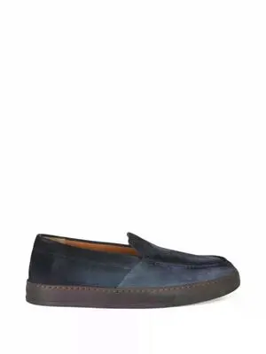 DOUCAL'S Suede-finish Slip-on Trainers