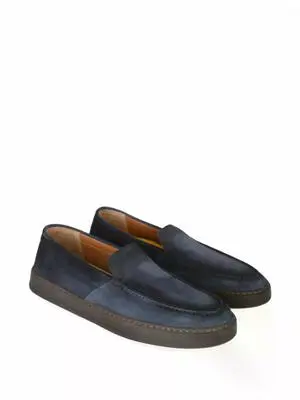 DOUCAL'S Suede-finish Slip-on Trainers