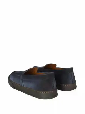 DOUCAL'S Suede-finish Slip-on Trainers
