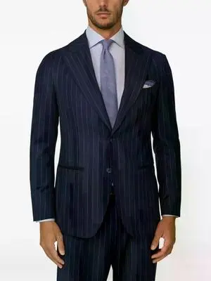 Boggi Milano Suit Pinstripe Wool