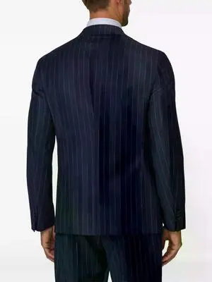 Boggi Milano Suit Pinstripe Wool